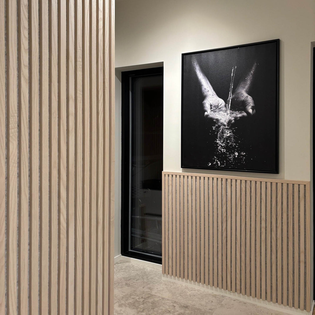 Akustikpaneler och Ribbväggar av Hög Kvalitet - Från 679 kr – indoorwood.se