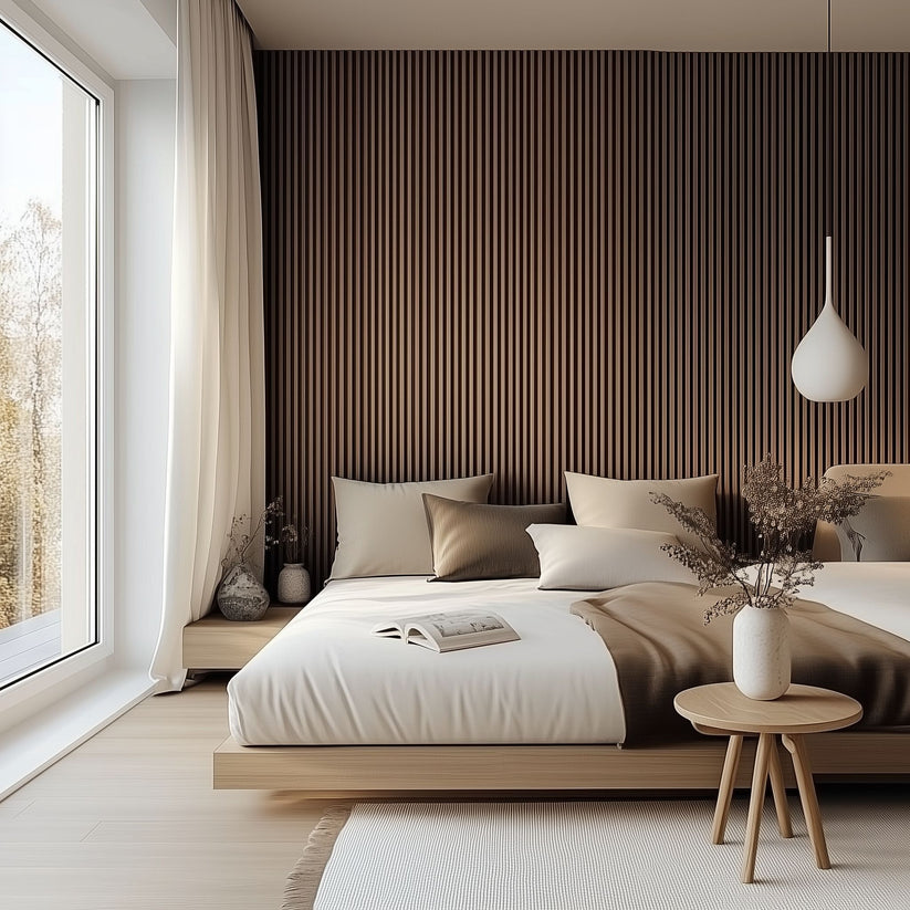 Akustikpanel Valnöt - oljad – indoorwood.se